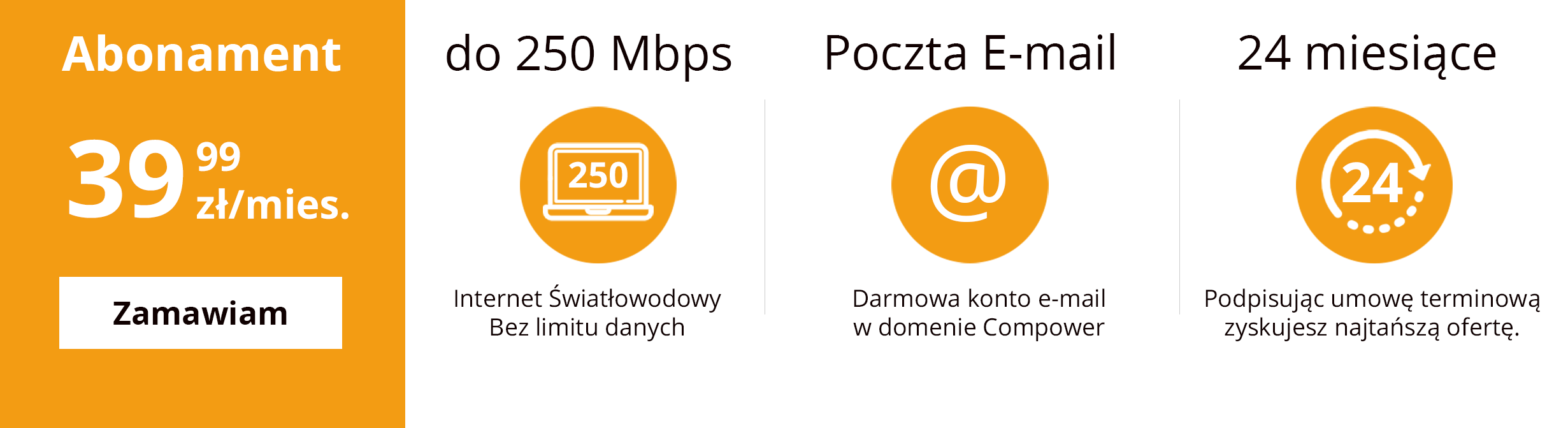 Oferta - Internet Światłowodowy